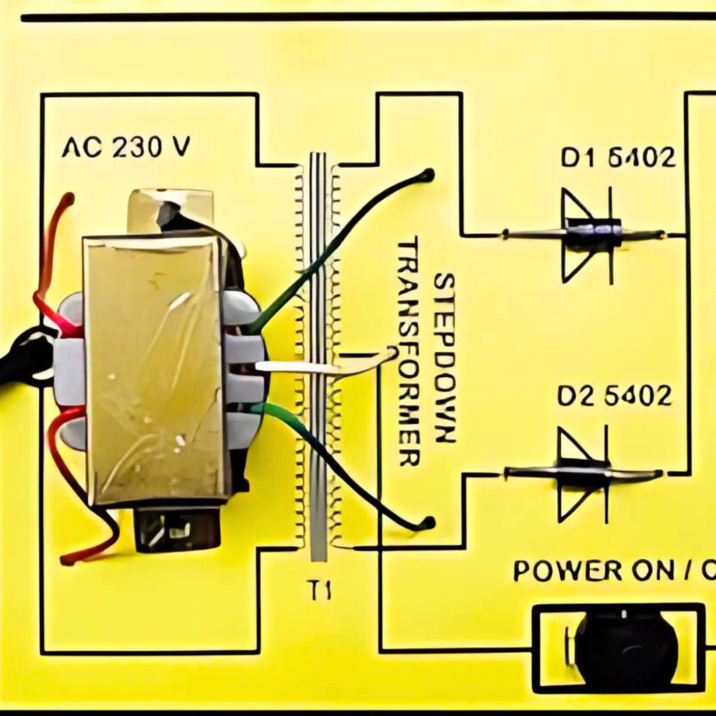 Full Wave Rectifier - Real Concept Project | Electrical Bro