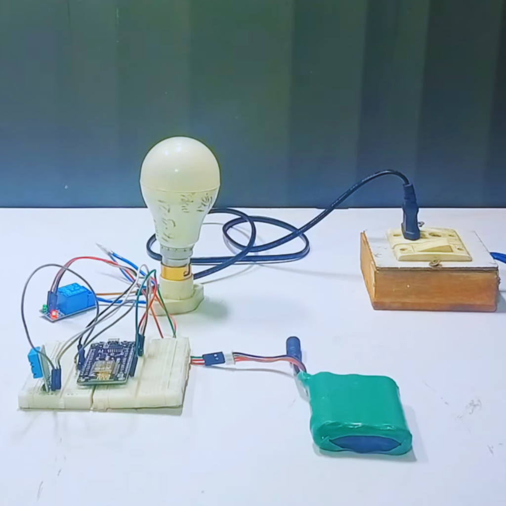 Iot Based Temperature Humidity And Home Automation System Iot Project Electricalbro