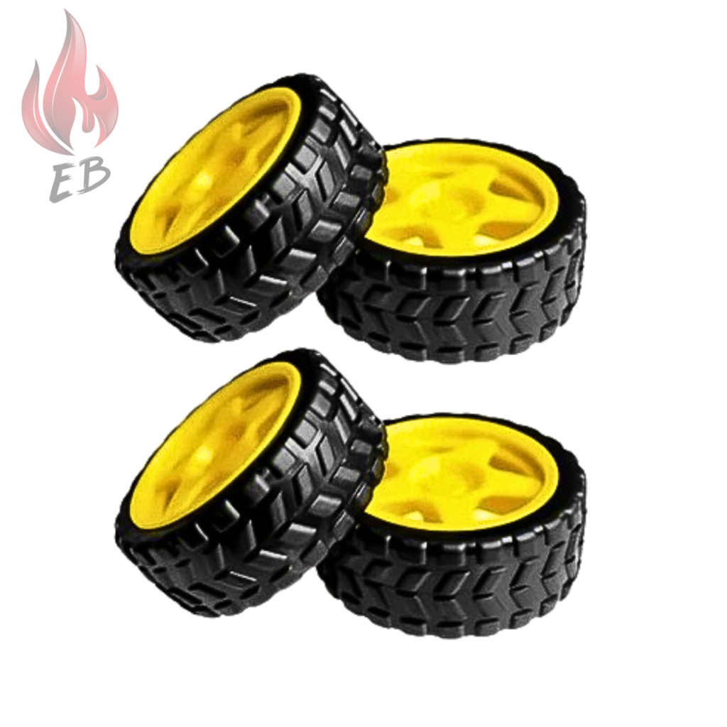 BO Motor Wheels for Robotics and DIY Projects | Electrical Bro