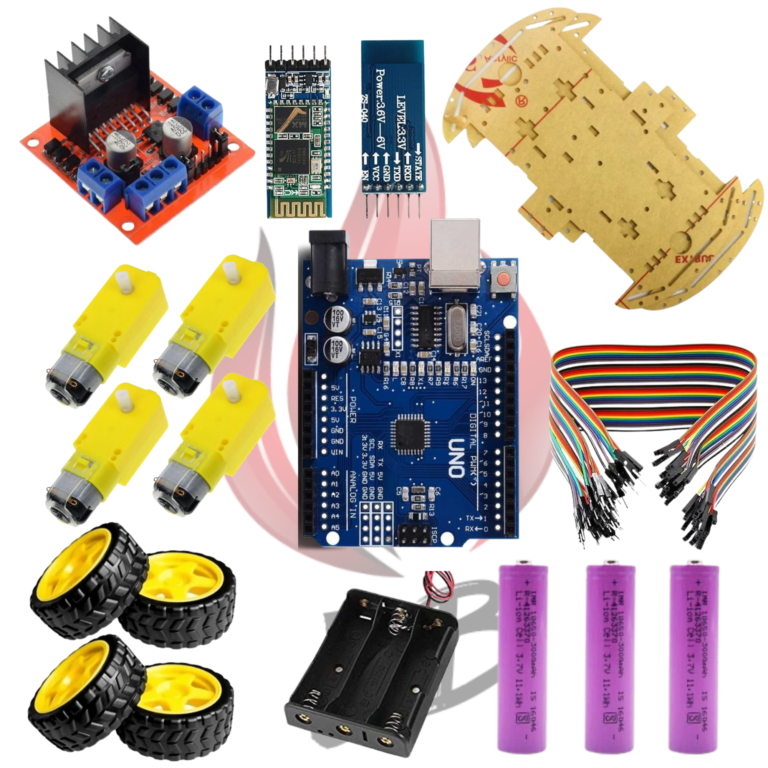 DIY Bluetooth Control Car Kit | Controlled By Mobile Phone | Electrical Bro