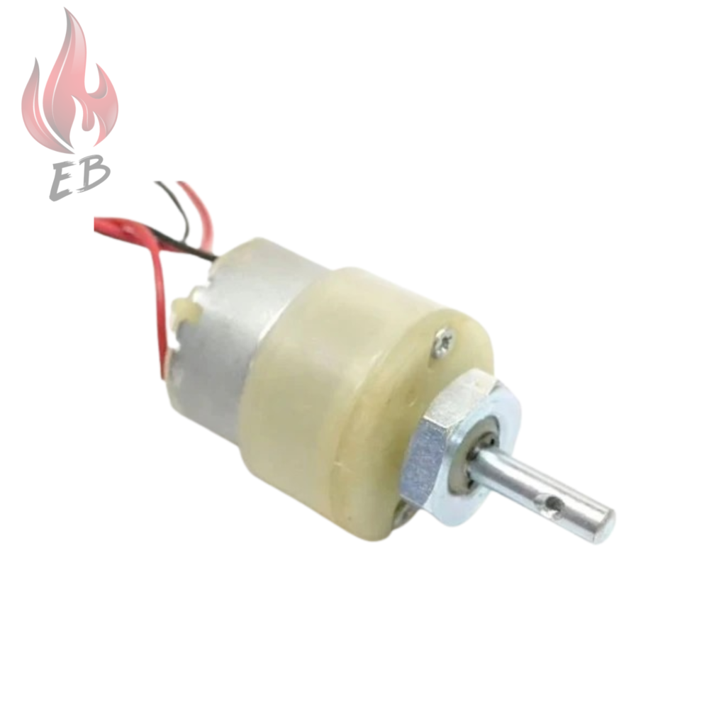 60 RPM Geared DC Motor – High Torque Motor for DIY Projects ...
